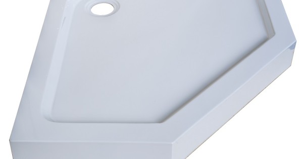 Душ корито, ПЕТОЪГЪЛНО, 90х90 см | sanotechnik.bg